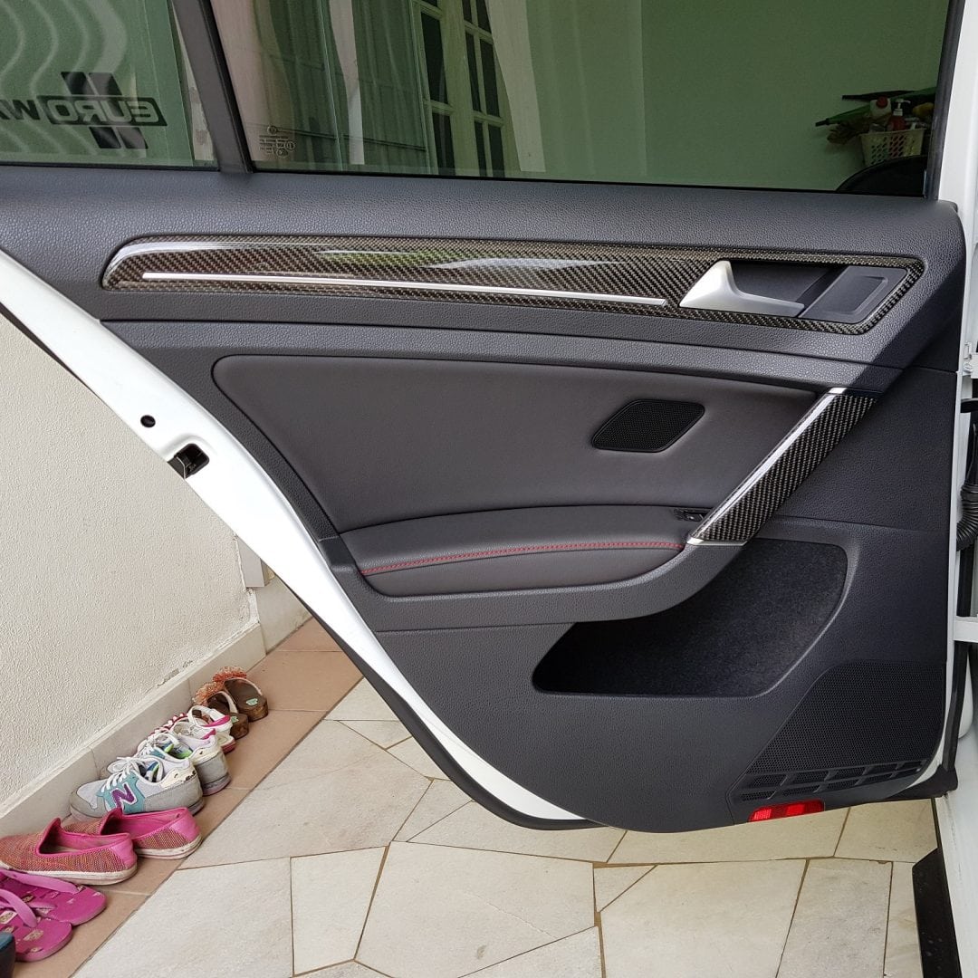 MK7/7.5 Door Panel Trim Insert [5 Doors Hatch] - Premium DeutschCarbon