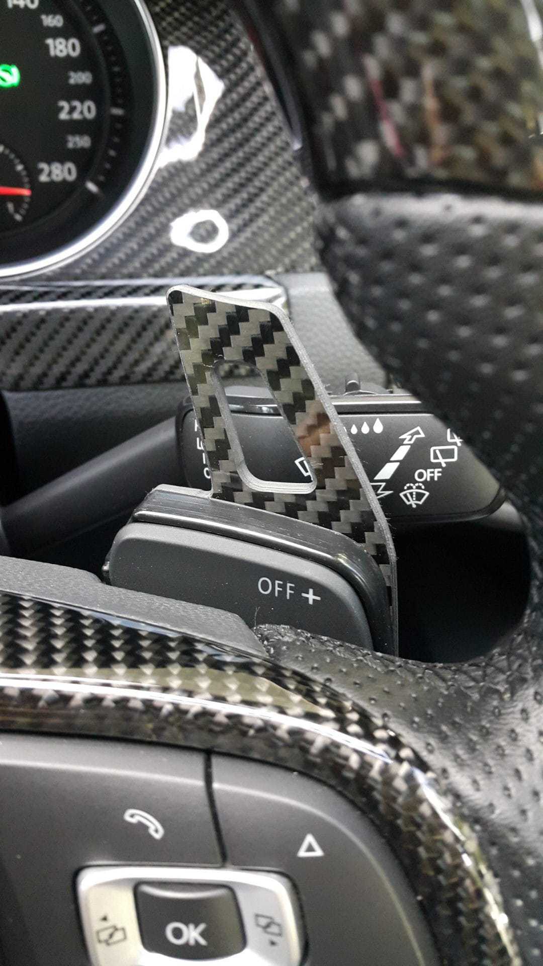 MK7/7.5 GTI/R Paddle Shifter V1 - Premium DeutschCarbon