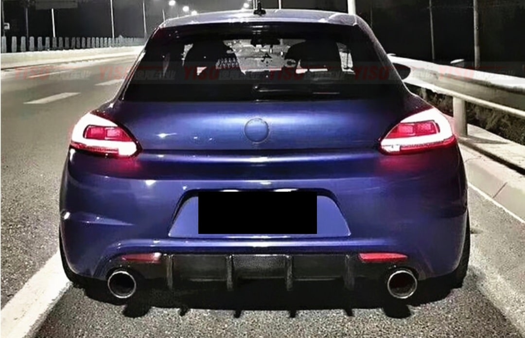Scirocco R Rear Diffuser V1 - Premium DeutschCarbon